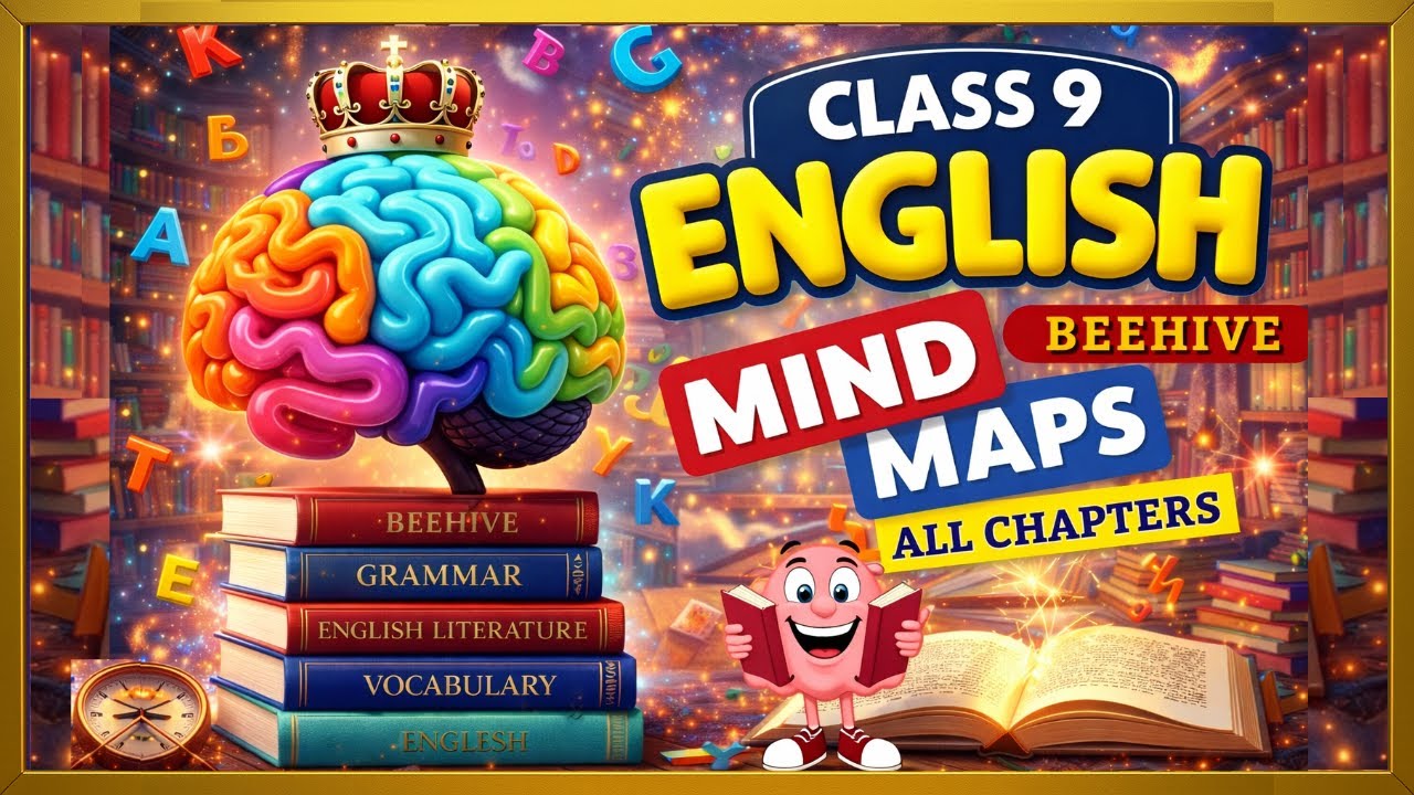 Mind Maps for Class 9 English (Beehive) | All Chapters Explained - YouTube