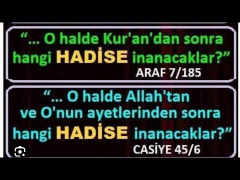 Elçi; Şeytan hadisler ile paralel din uydurmuş! ALLAH & AYETLERİNDEN SONRA HANGİ HADİSE İNANACAKLAR‽