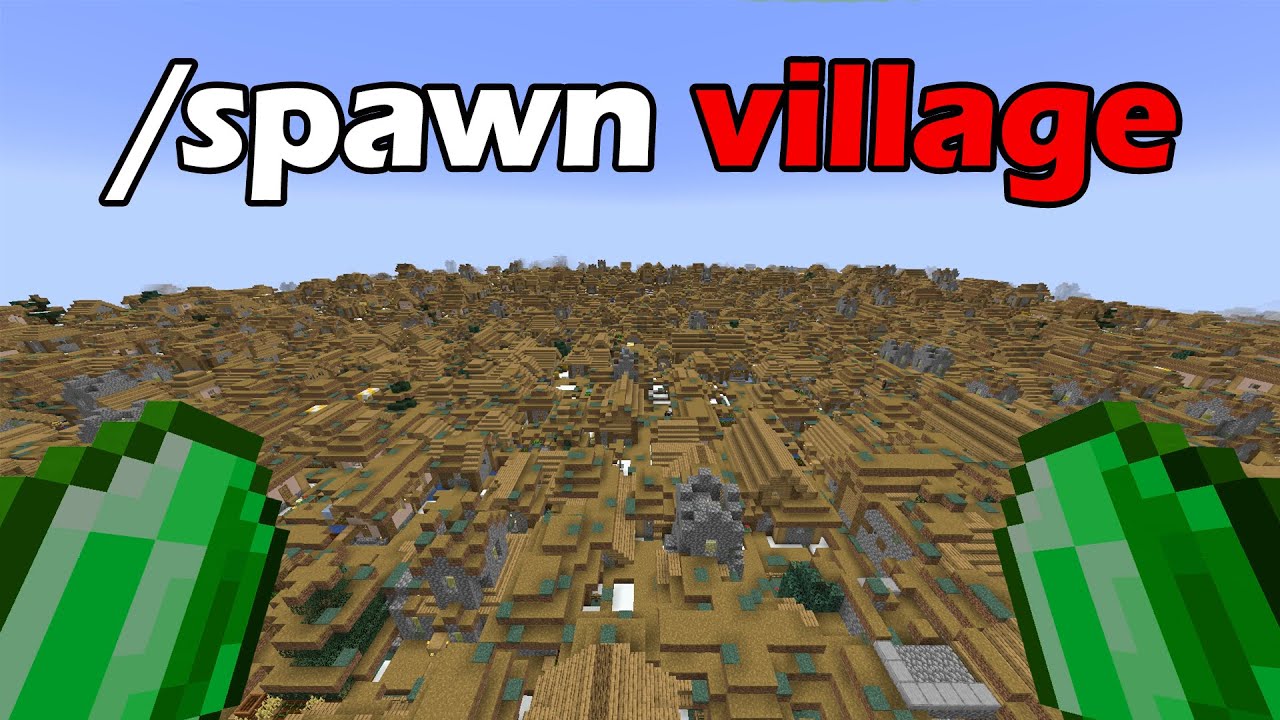 Minecraft But A Village Spawns Every 10 Seconds - YouTube