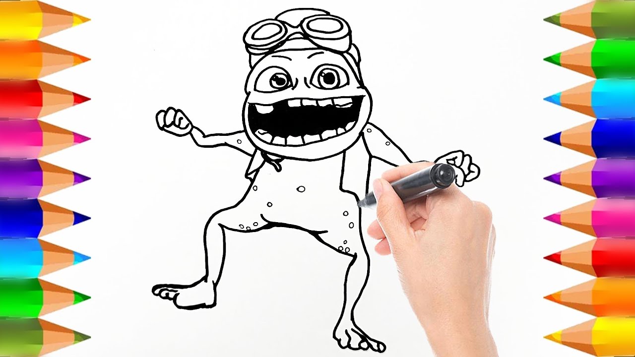Cómo dibujar a Crazy Frog | La Rana Loca - YouTube