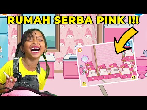 LEIKA 24 JAM SERBA PINK 😍🥰 LEIKA RUBAH SEMUA JADI PINK DI TOCA BOCA [TOCA BOCA INDONESIA]