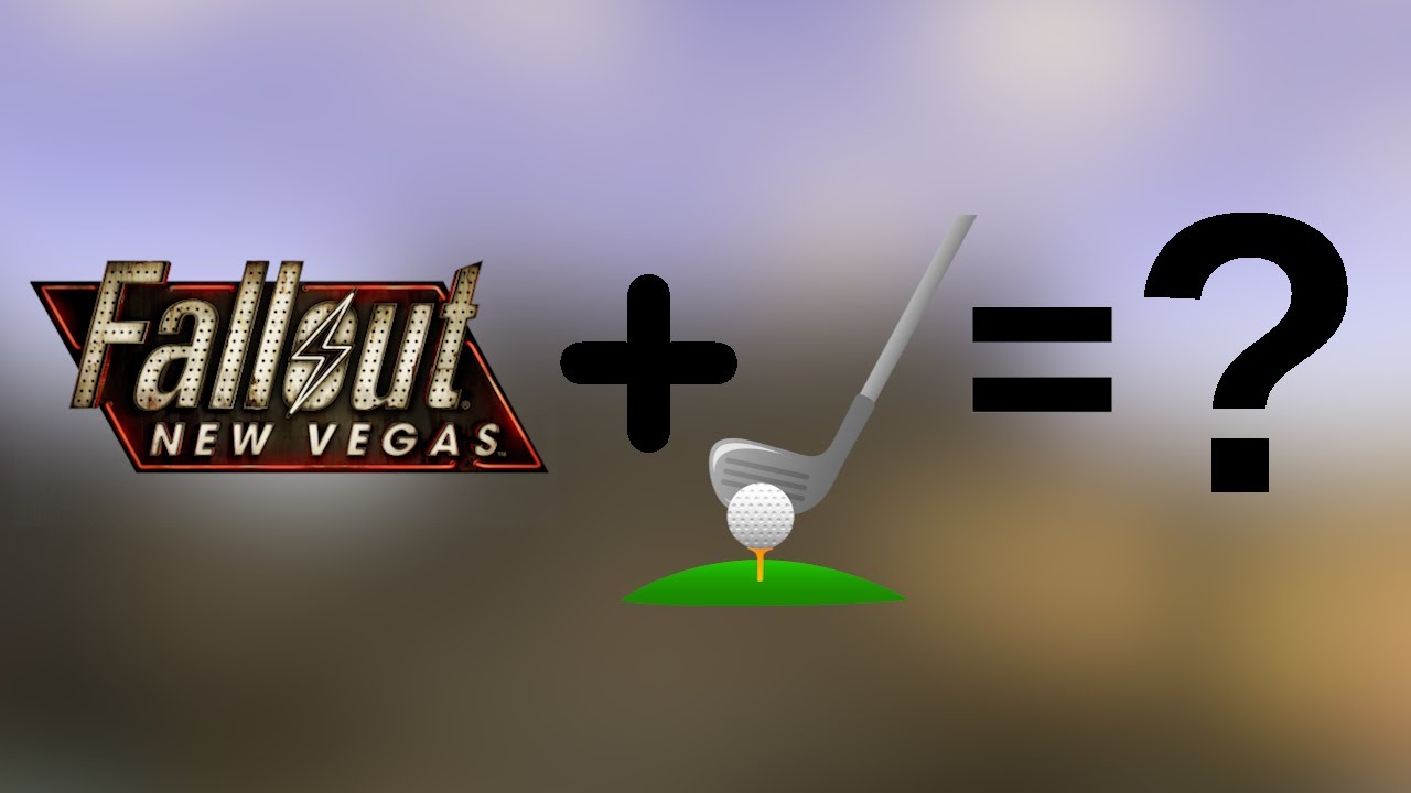 Can you play GOLF in Fallout: New Vegas?! - YouTube