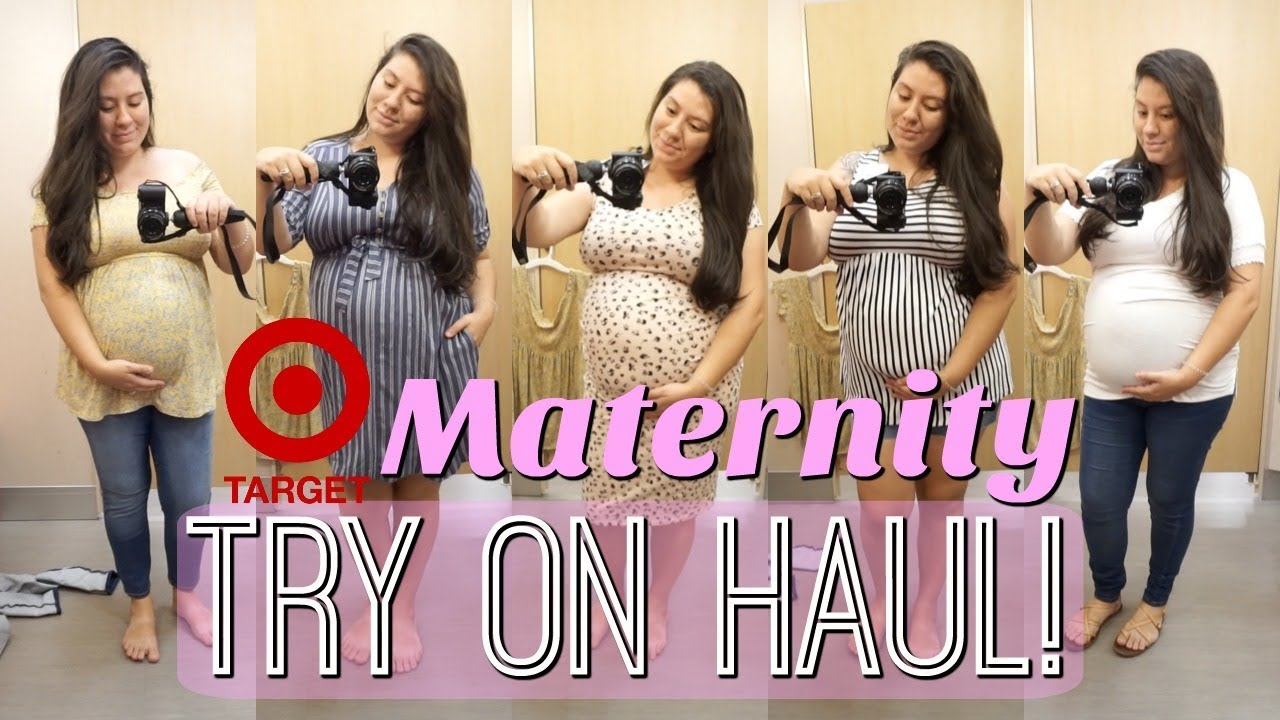 TARGET MATERNITY TRY ON HAUL II SHOP WITH ME 2019!! - YouTube