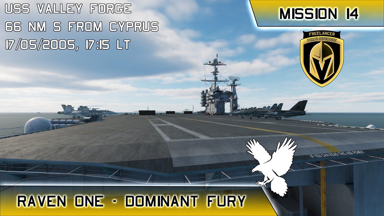 [Kampagne] 🐝 Mission 14 - Raven One Dominant Fury - F/A-18C - YouTube