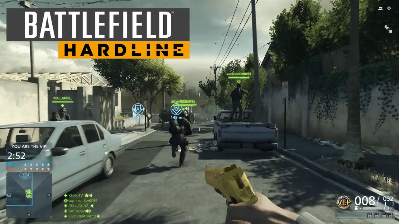 Battlefield Hardline Multiplayer Gameplay - Crosshair at The Block [PS4 ...