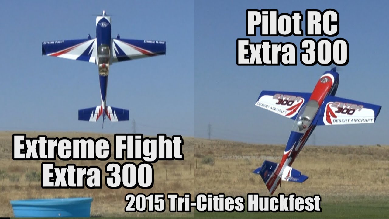 Extra 300's from Extreme Flight and Pilot RC - YouTube