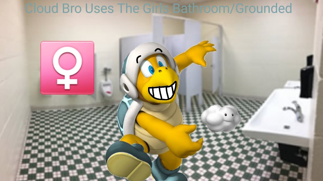 Cloud Bro Uses The Girls Bathroom/Grounded - YouTube