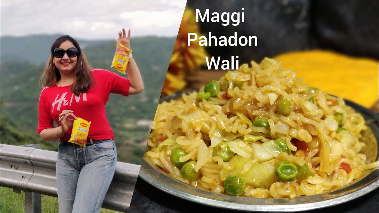 Maggi Pahadon (Hills) Wali ||Spicy Vegetable Maggi ||Pahadi Maggi ...