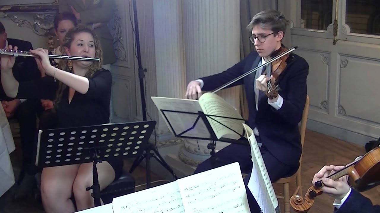 MOZART Flute Quartet in D major - YouTube