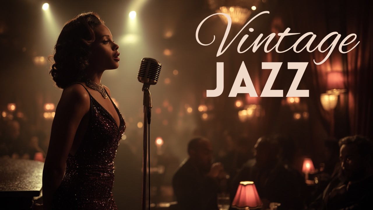 1930s Slow Jazz Club Ambience | Vintage Speakeasy Instrumentals ...