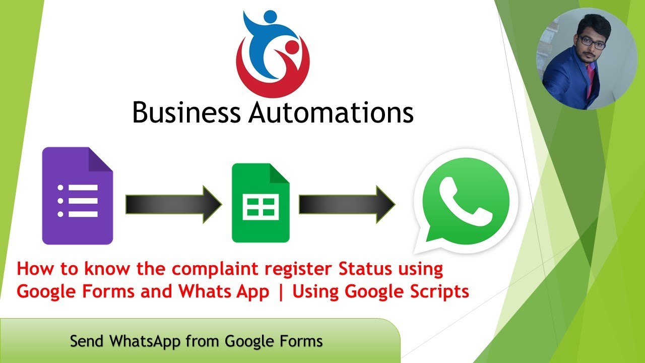 How to know the complaint register Status using Google Forms and Whats ...