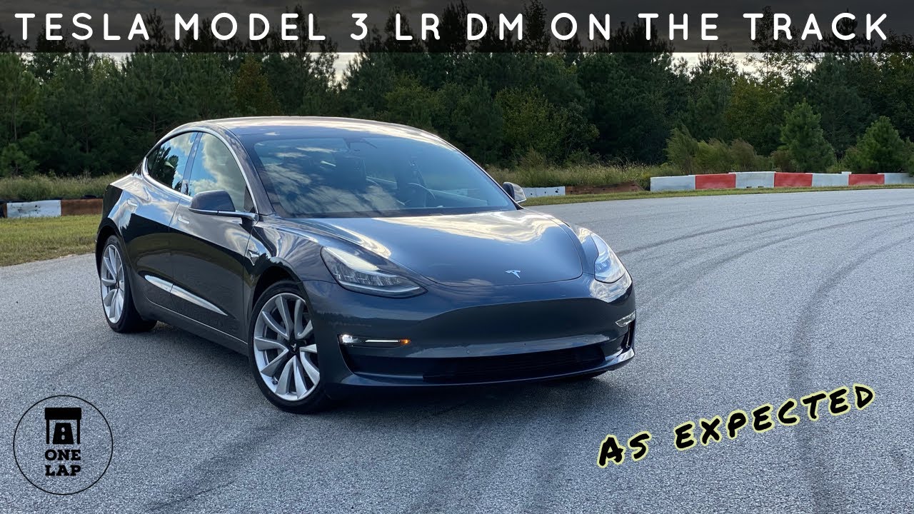 One Lap in the Tesla Model 3 Dual Motor on The Race Track! - YouTube