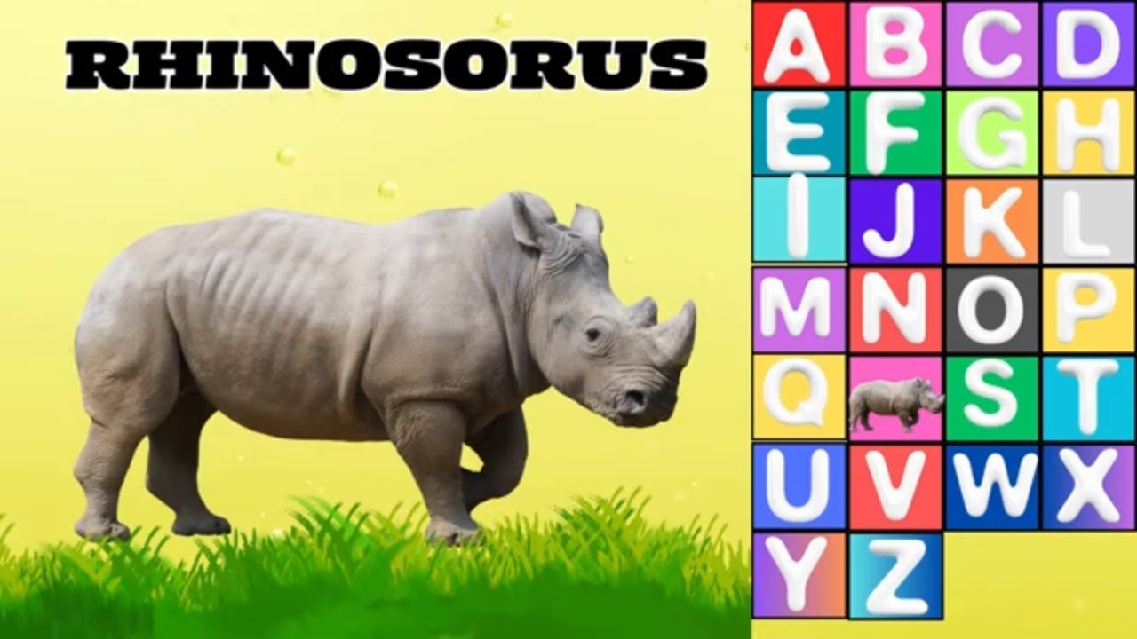 English Alphabets with Words Learning for Toddlers | Alphabet Letters ...