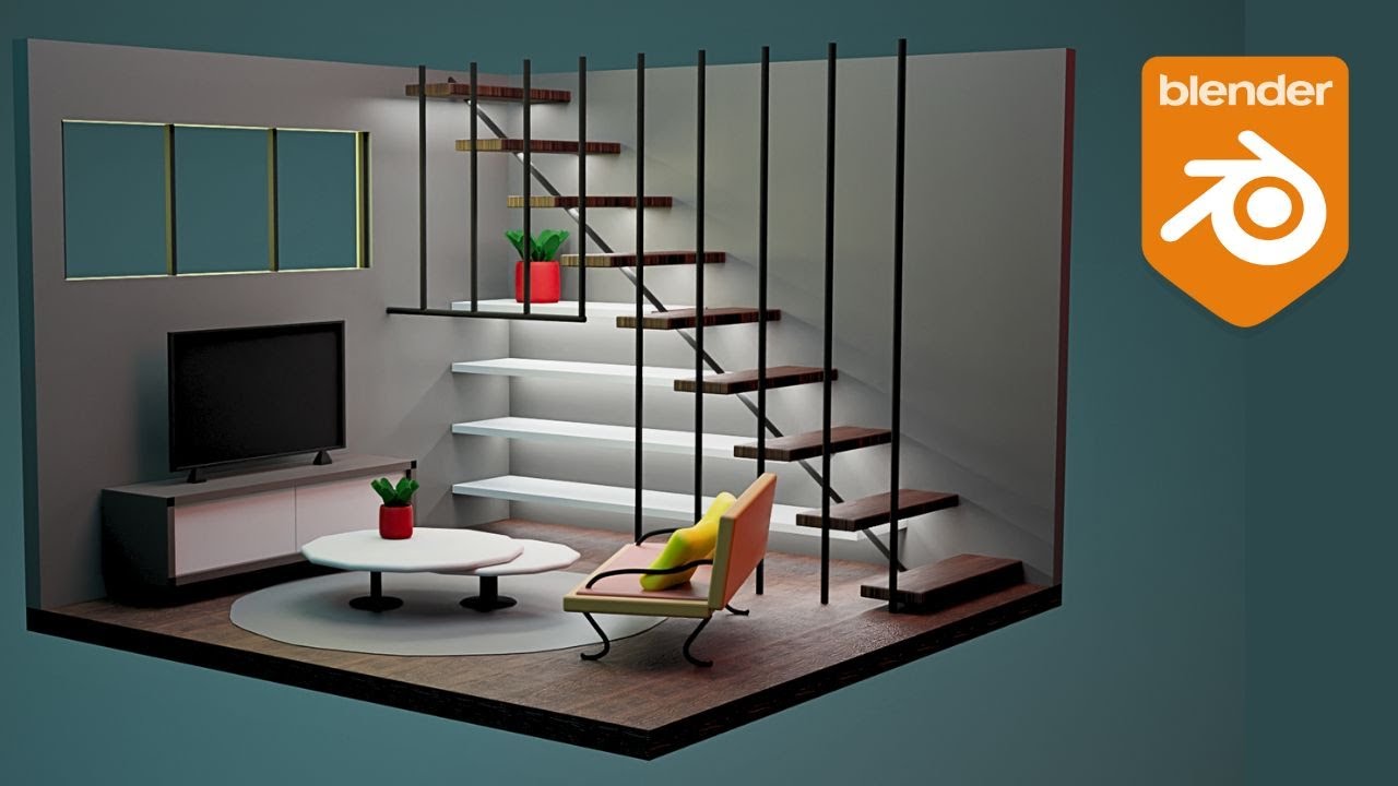 How To Build A Living Room In Blender YouTube how-to-build-a-living-room-in-blender-youtube
