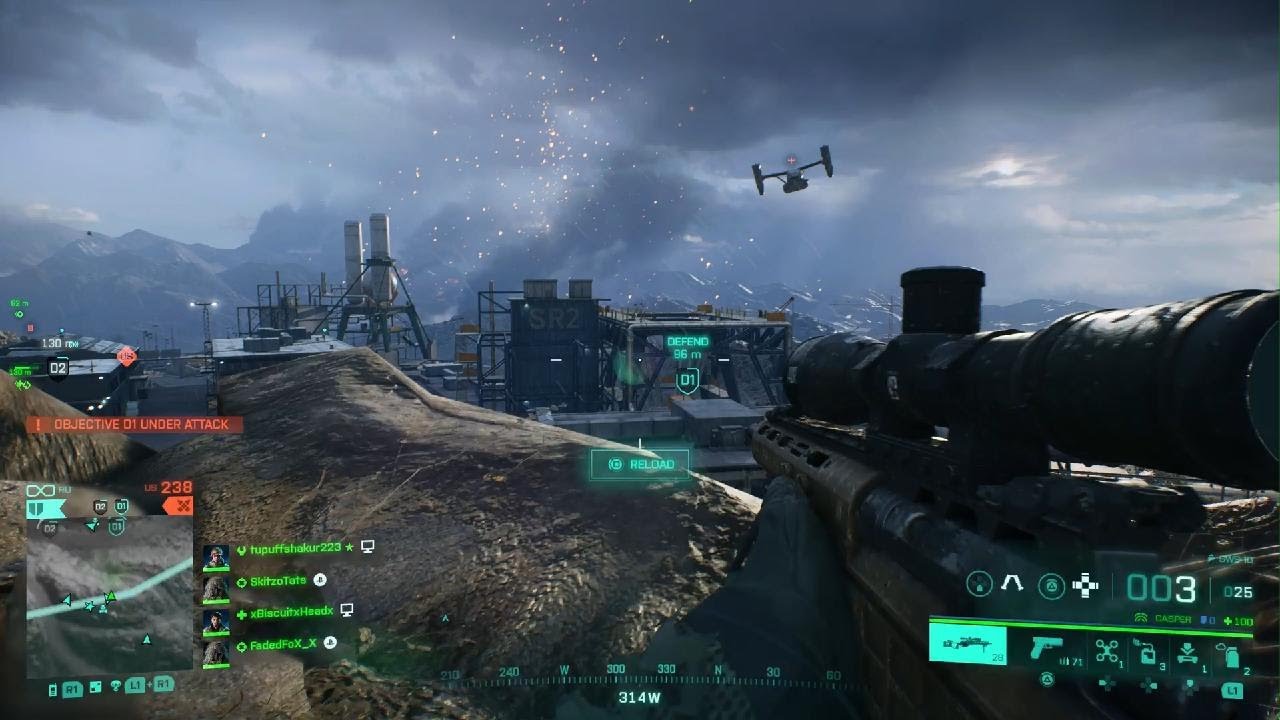 Battlefield Pilot Head Shot! - YouTube