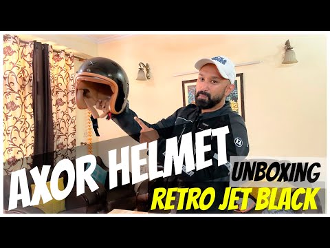 Axor Retro Jet Helmet Review & Unboxing: Vintage Style with Modern Protection