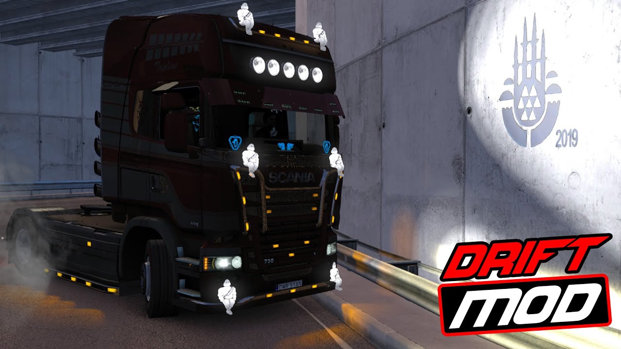 TIR İLE DRİFT YAPMAK !! ETS2 DRİFT MODU !! T300RS - YouTube