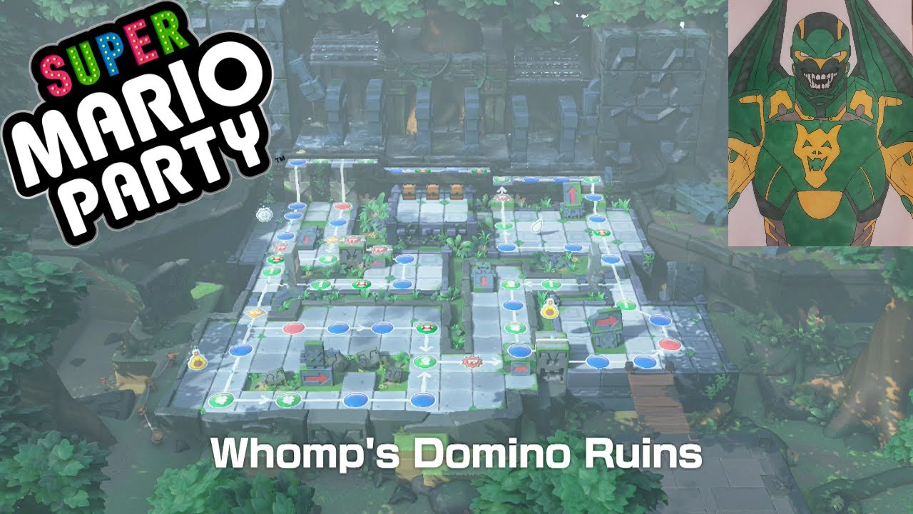 Super Mario Party (Whomp's Domino Ruins) Part 1 - YouTube