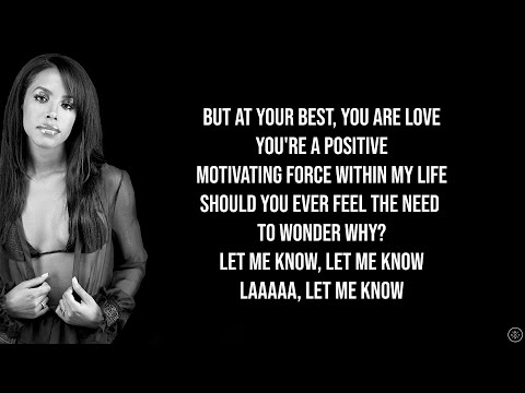 AALIYAH - AT YOUR BEST (YOU ARE LOVE) (Lyrics)