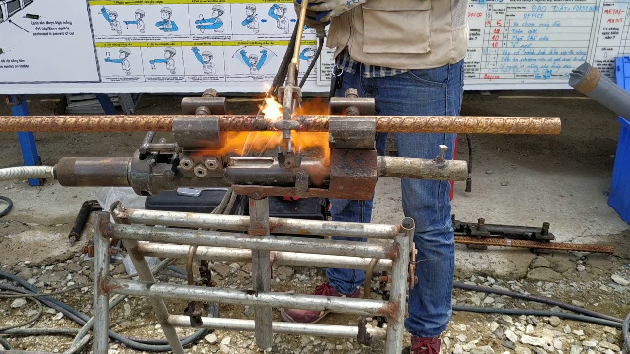 Hàn mẫu thép D25- Golden Square Đà Nẵng - YouTube