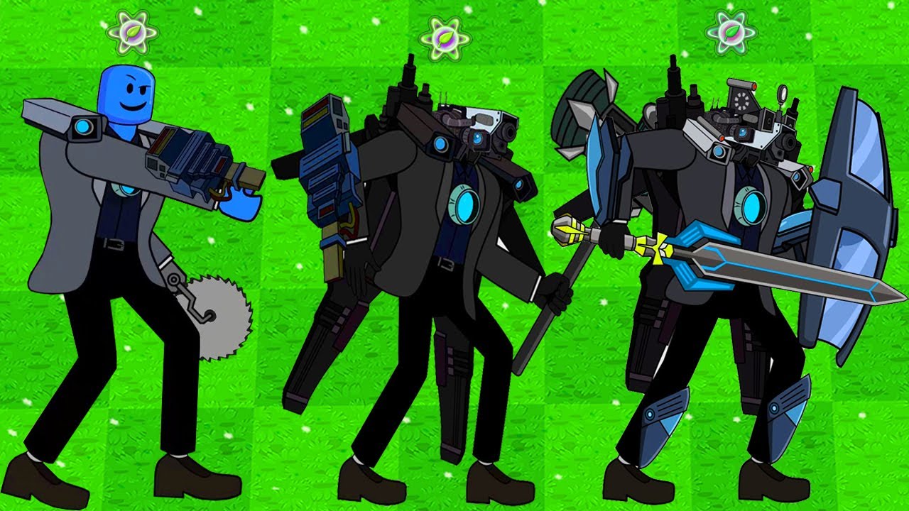 Team Upgraded Roblox Camera Man,Super Camera Man,Titan Super Camera Man ...