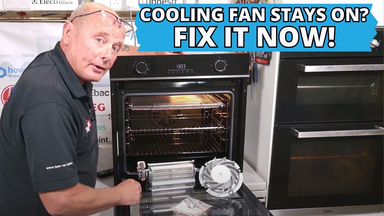 Oven Cooling Fan Motor Runs Continuously? How to Test & Replace Beko ...
