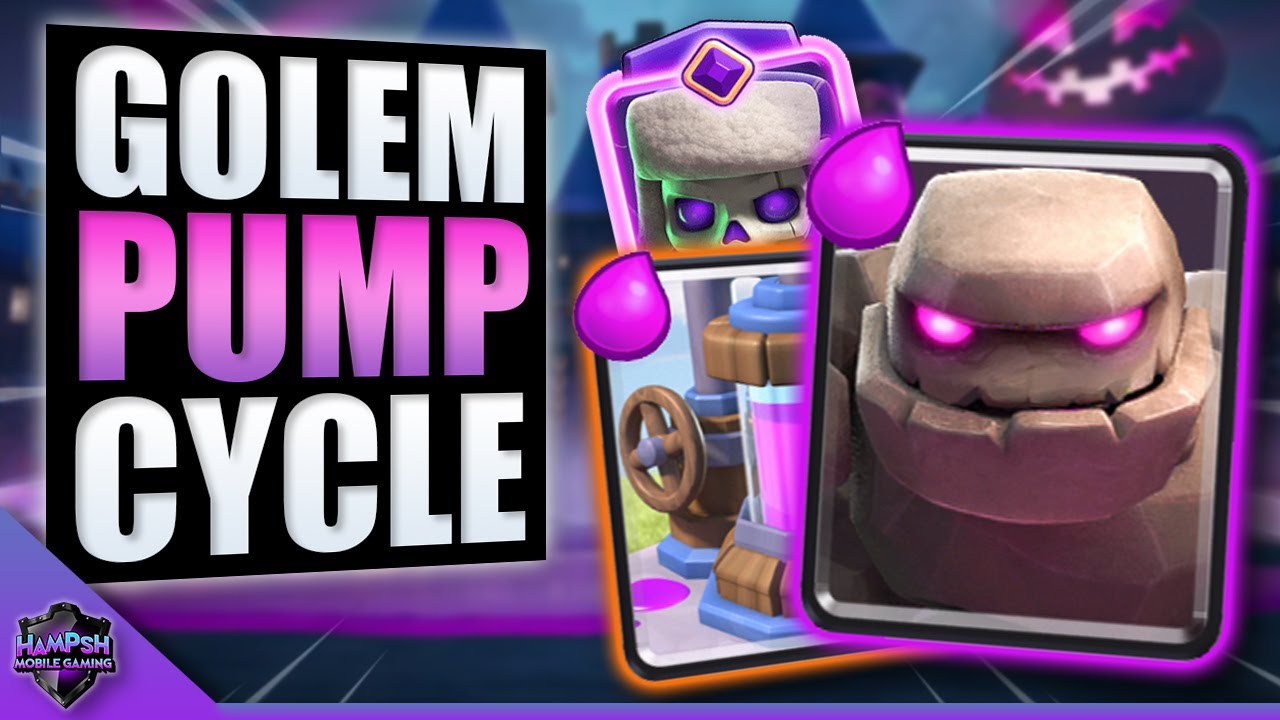 NOTHING BEATS Golem Pump Cycle in Clash Royale 🏆 - YouTube