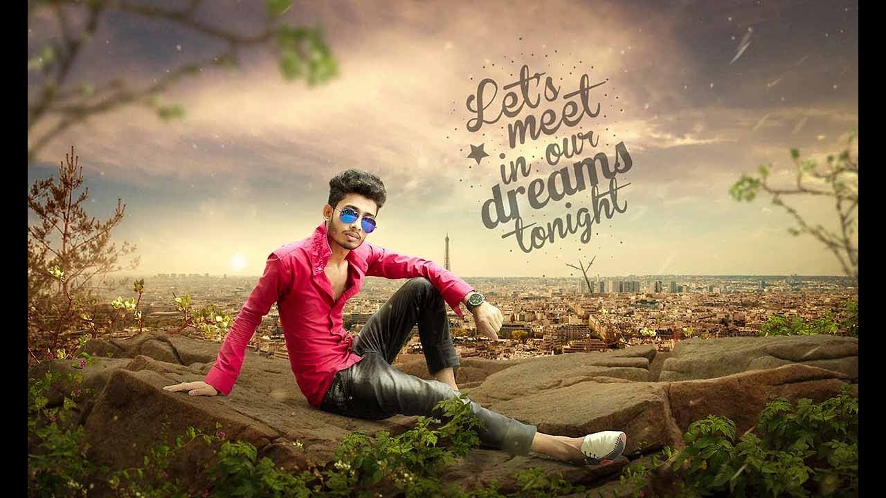 Photo manipulation Tutorial - Dream City Photoshop tutorial - YouTube