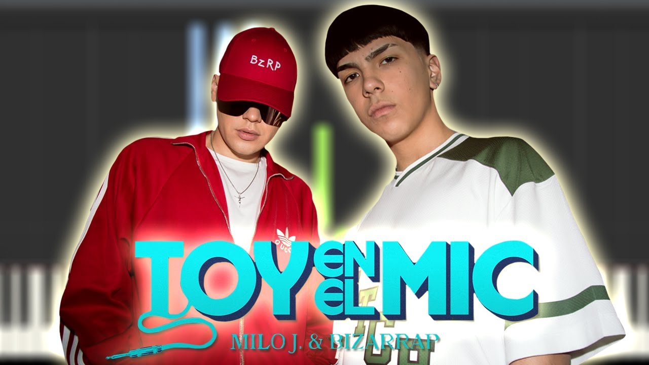 BZRP & MILO J - Toy en el Mic | Instrumental Piano Tutorial / Partitura ...