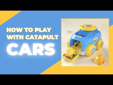 How to Play with a Catapult car | Catapult cars for toddlers 1 to 3 ...