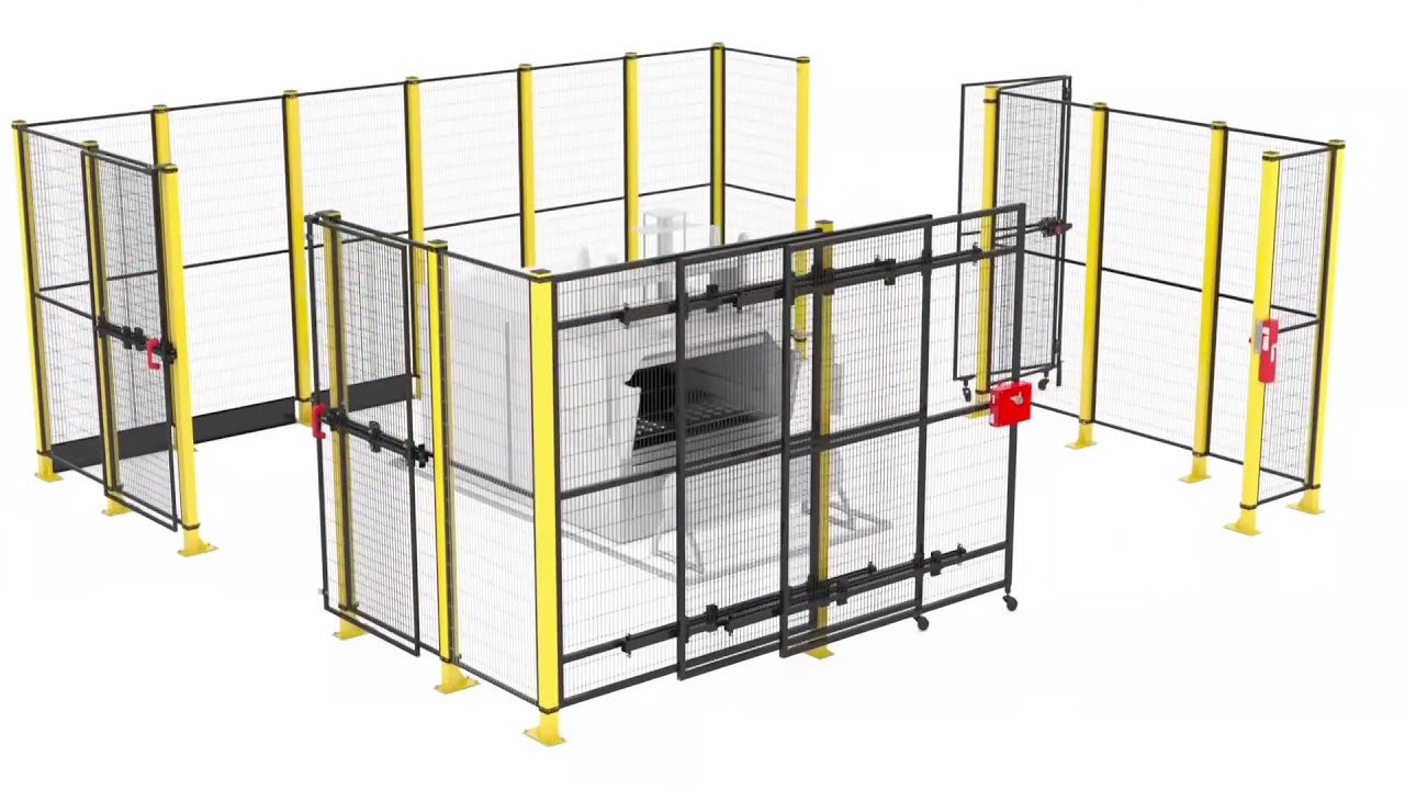 Satech Modular Machine Guarding - STRONG Series - YouTube