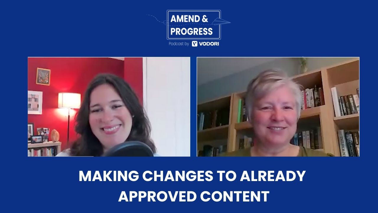 Best practices for making changes to already approved content - YouTube