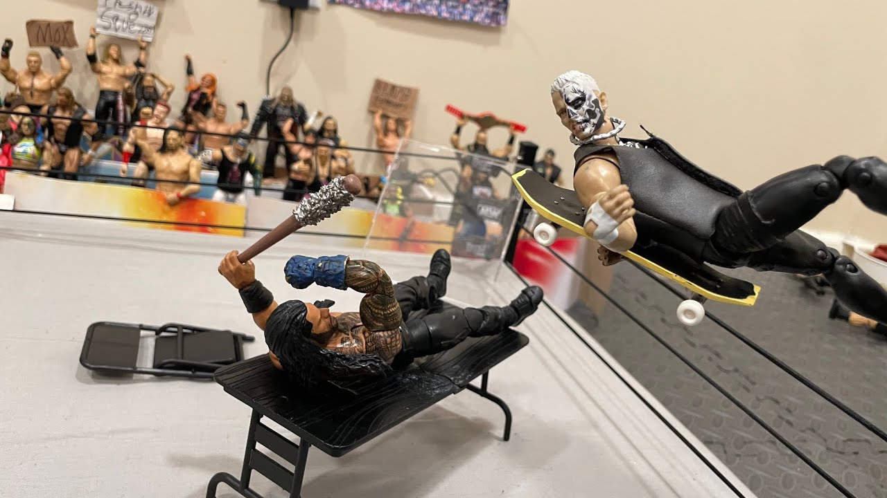 Darby Allin vs Roman reigns Fantasy wrestling street fight action ...