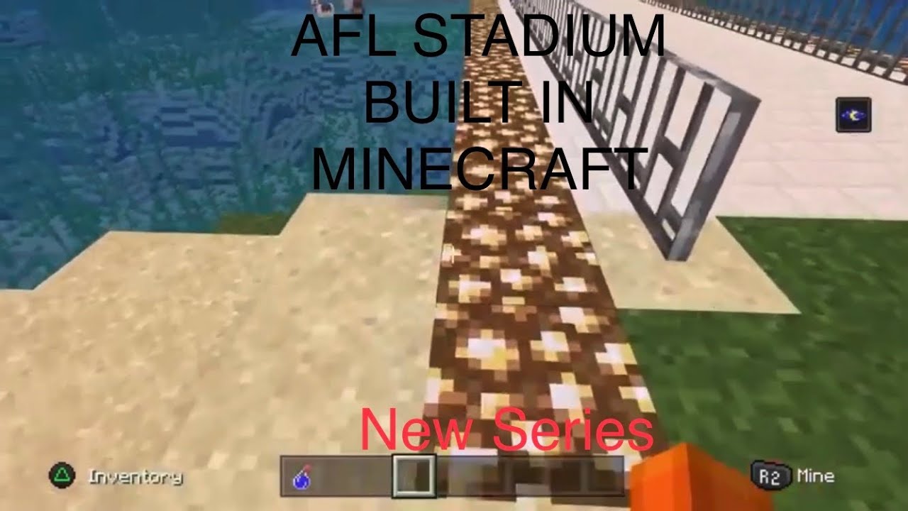 AFL Stadium Built In Minecraft - YouTube