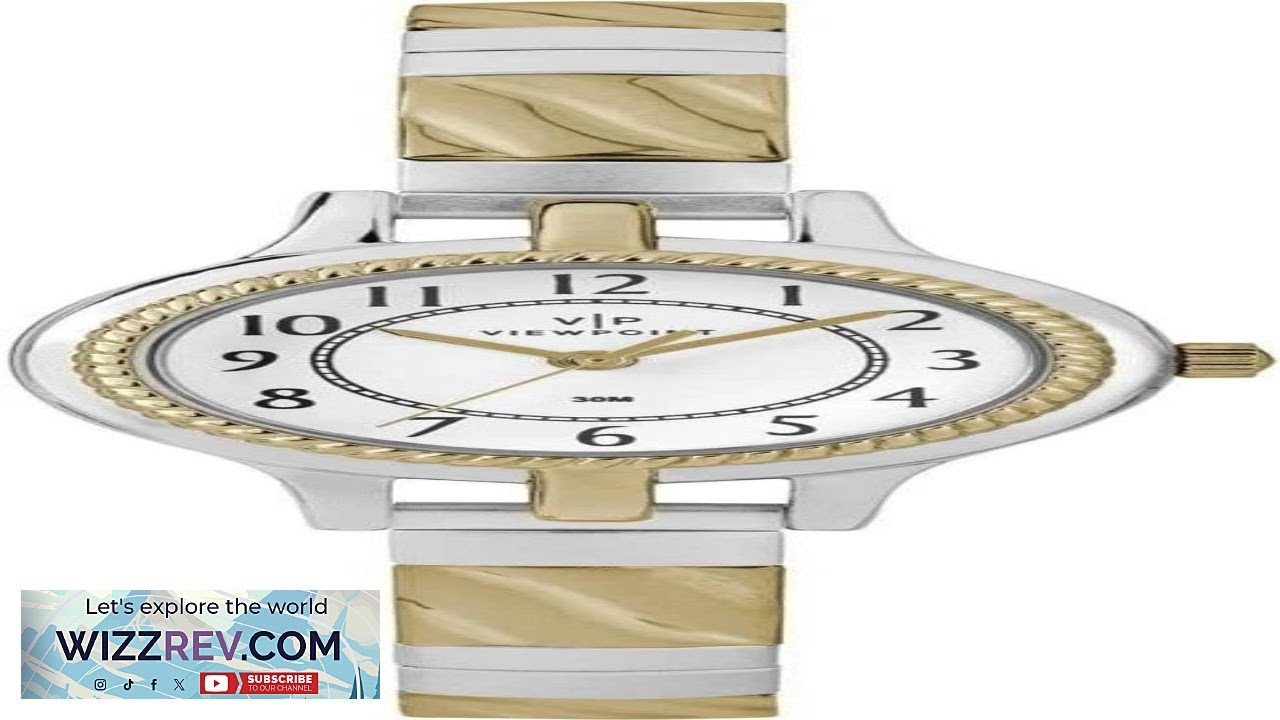 Viewpoint by Timex Womens Two Tone Expansion Watch White Dial eBay ...