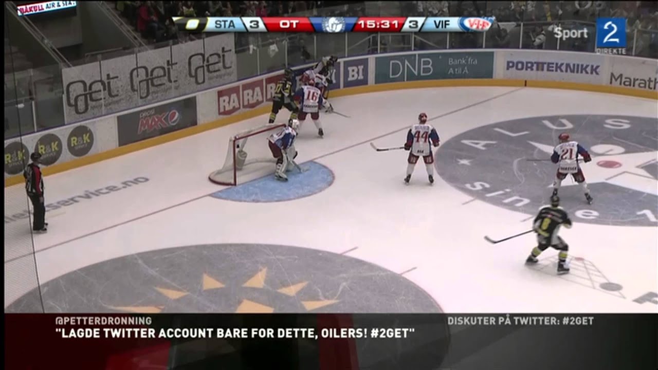 Stavanger Oilers - Vålerenga. Sjette finale 2013 - YouTube