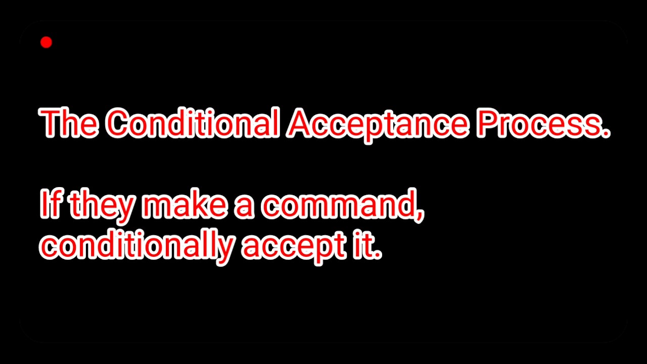 Article 61 / Lawful Excuse / The Conditional Acceptance Process. - YouTube