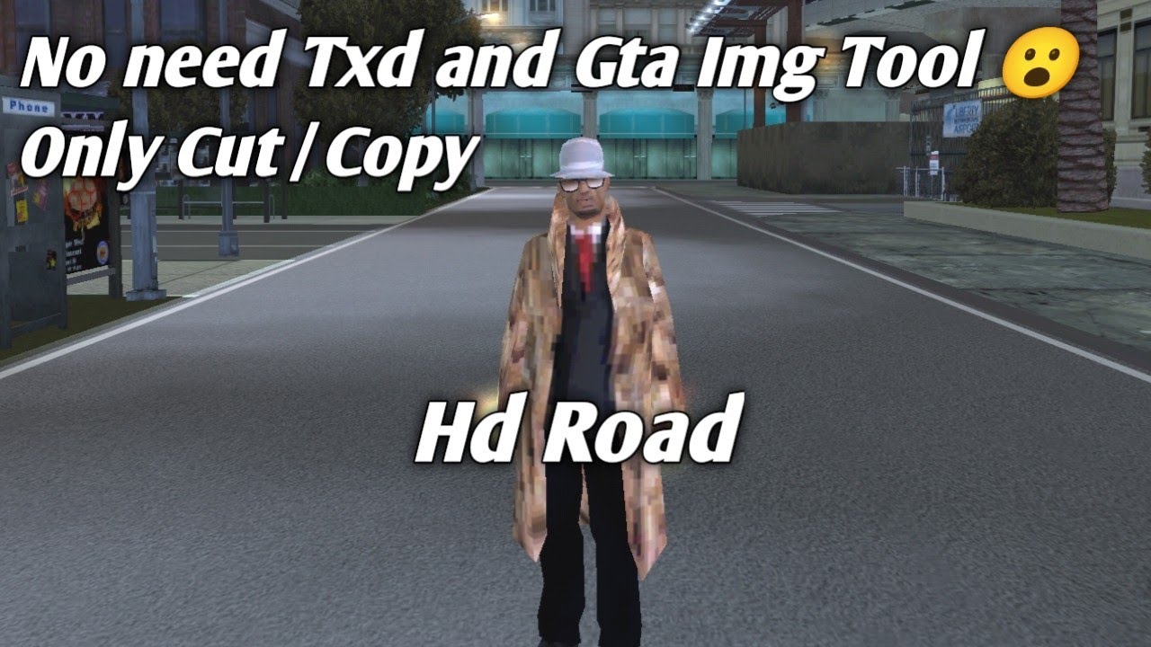 Hd road texture gta samp android - YouTube