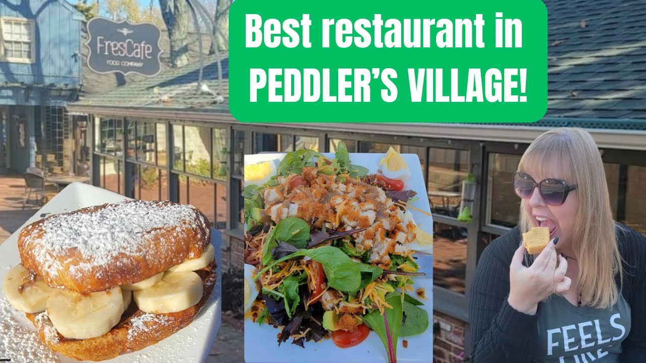 BEST restaurant in Peddler's Village - FRESCAFE Food Co! Plus, PUMPKIN ...