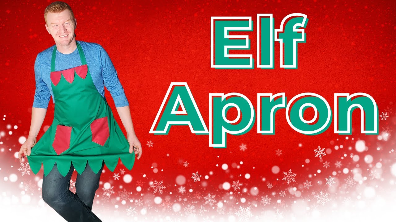 How to make an Elf Apron for this Holiday Season - YouTube