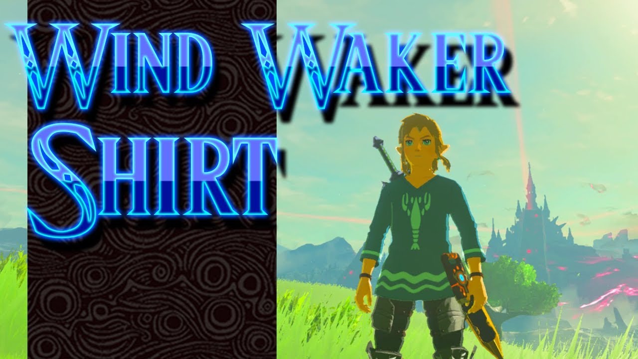 Zelda Breath of the Wild - DLC Pack 2 - Wind Waker Shirt Location - YouTube