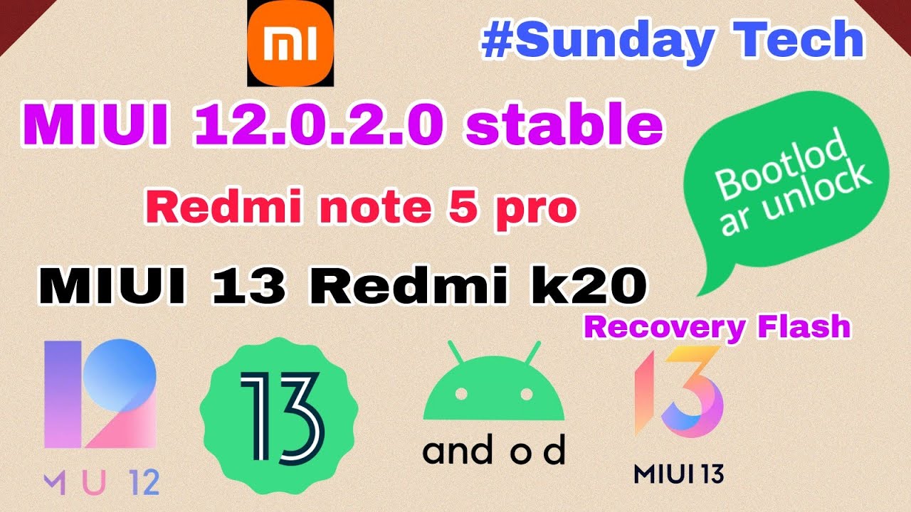 MIUI 12.0.2.0 ! MIUI 13 K20, Bootlodar unlock, Orange fox recovery, Eu Rom Flash, All News # ...