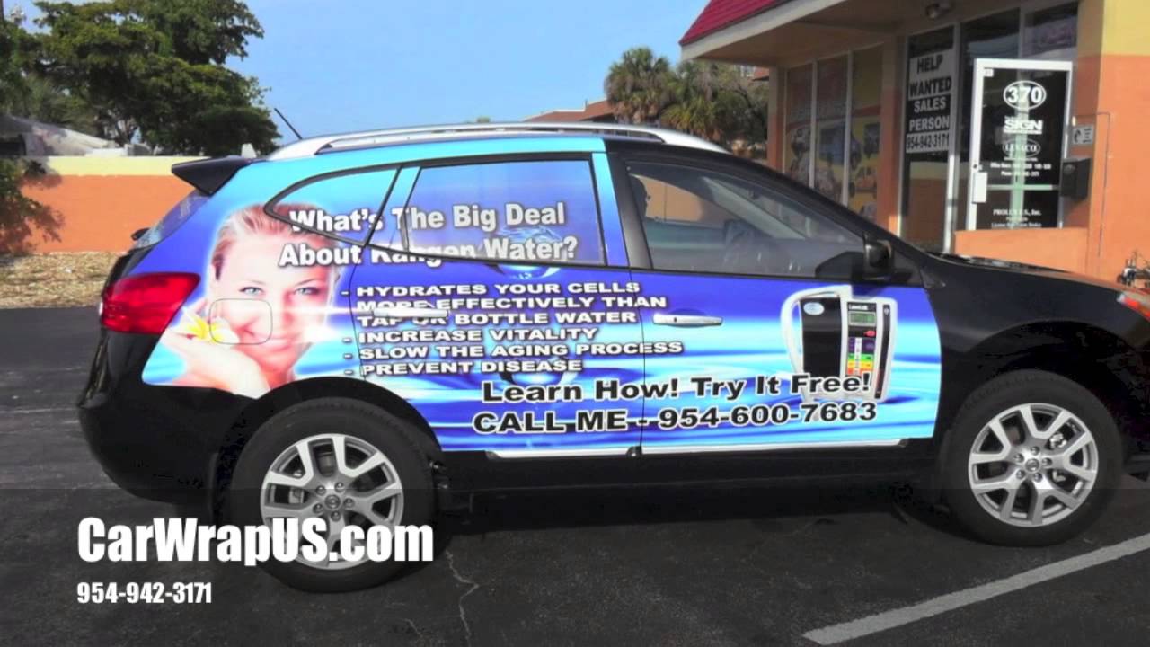 Nissan Rogue Partial 3M Vinyl Car Wrap , Healthy Water Co. Fort ...