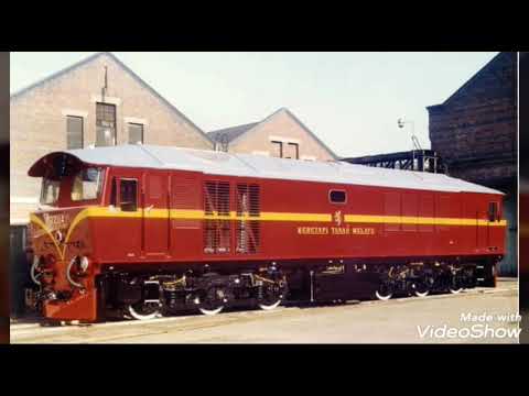 KTMB 22 class locomotive in memory - YouTube