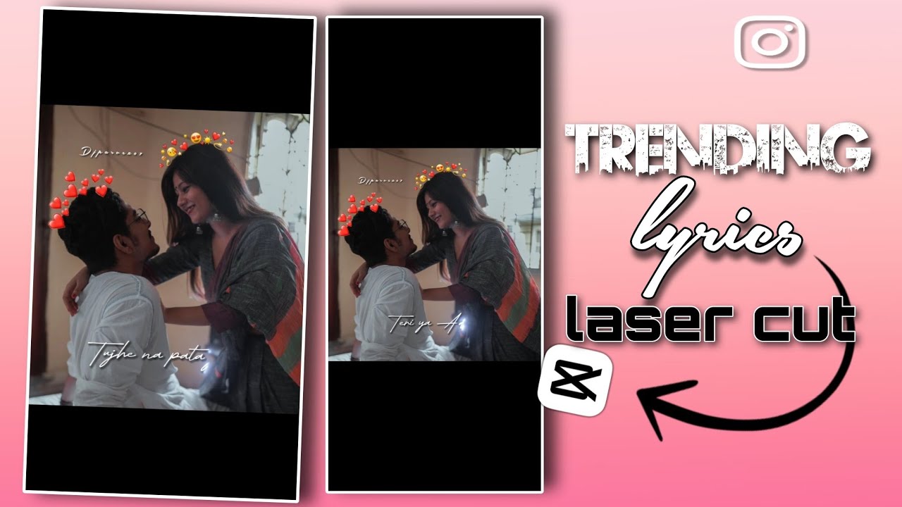 New Trending reels editing | Laser Cut lyrics status video editing in Capcut | TECHNICAL PARVEZ ...