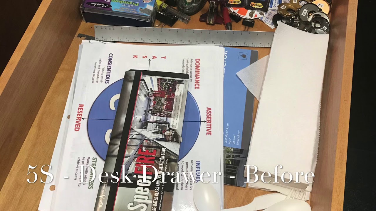 5S Desk Drawer - rvaughn - YouTube