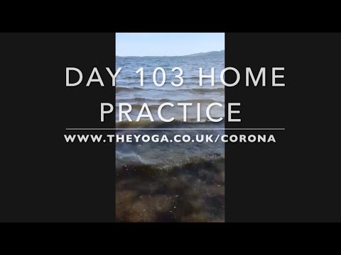 The  Corona Yoga Home Challenge: Day 103 Guided