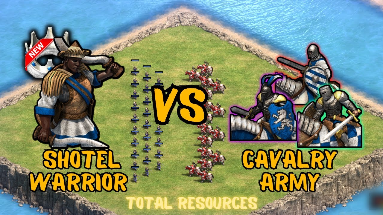 Shotel Warrior with New Royal Heirs vs Knight Line | AoE II: Definitive ...