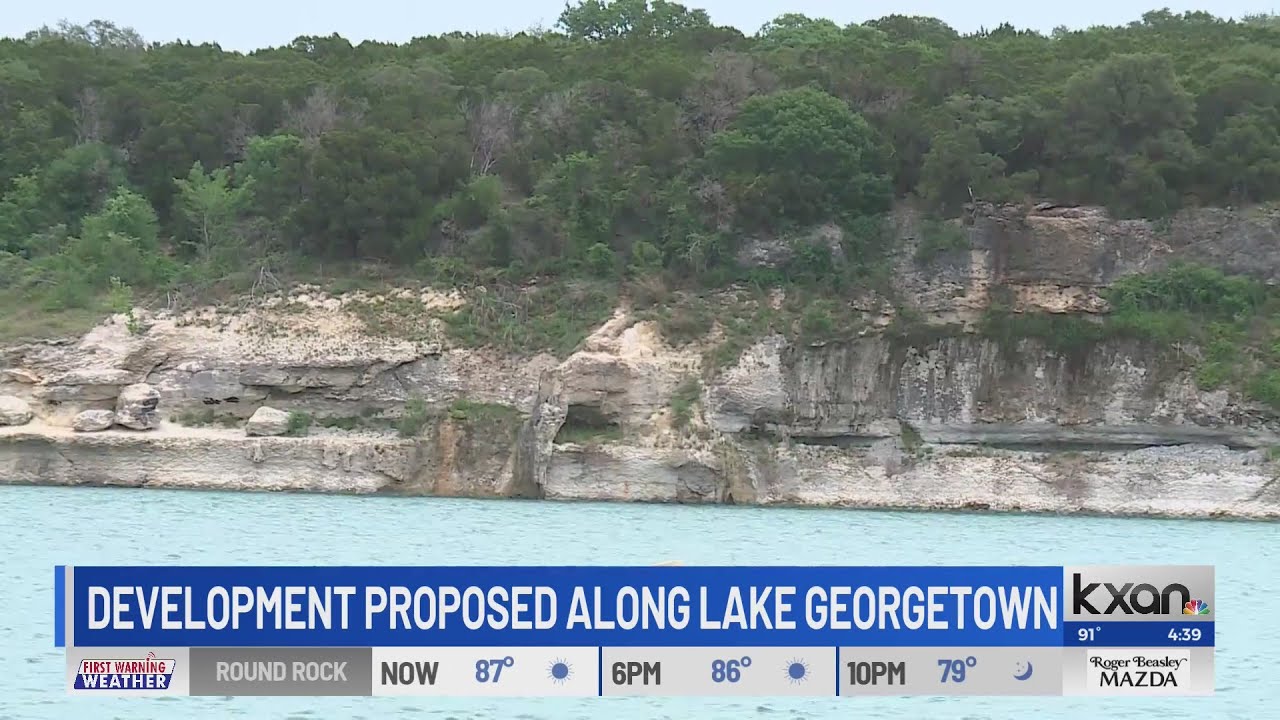 Development proposed along Lake Georgetown - YouTube
