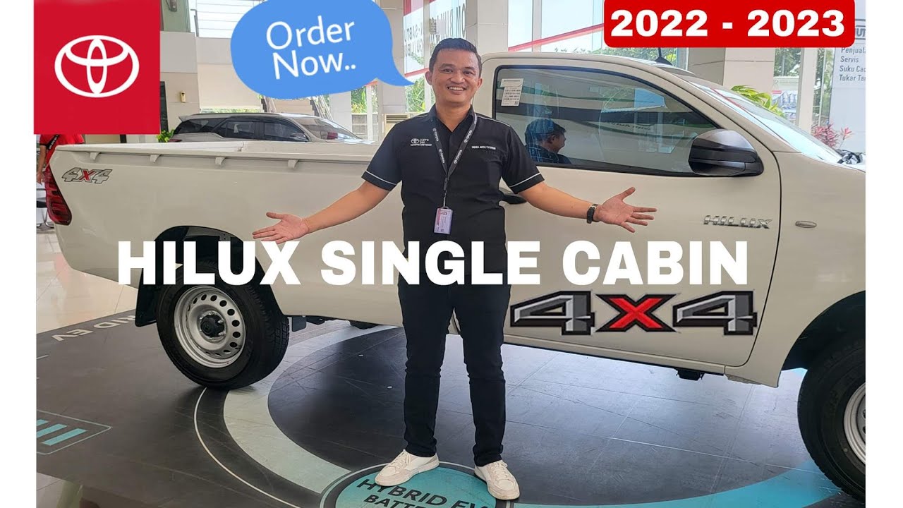 Toyota Hilux Single Cabin 4X4 Diesle Manual 2022 - 2023 | Eksterior ...